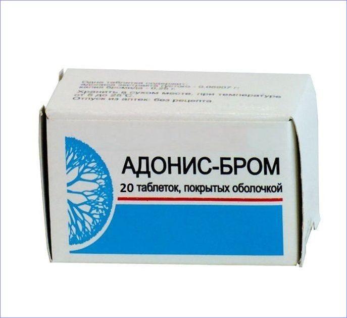 Адонис-бром таблетки 20 шт. блистер купить в аптеке в Москве, цена ...
